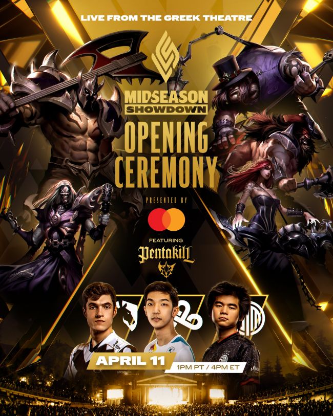 Riot Gamesin virtuaalinen yhtye Pentakill esiintyy Mid-Season Showdown ...