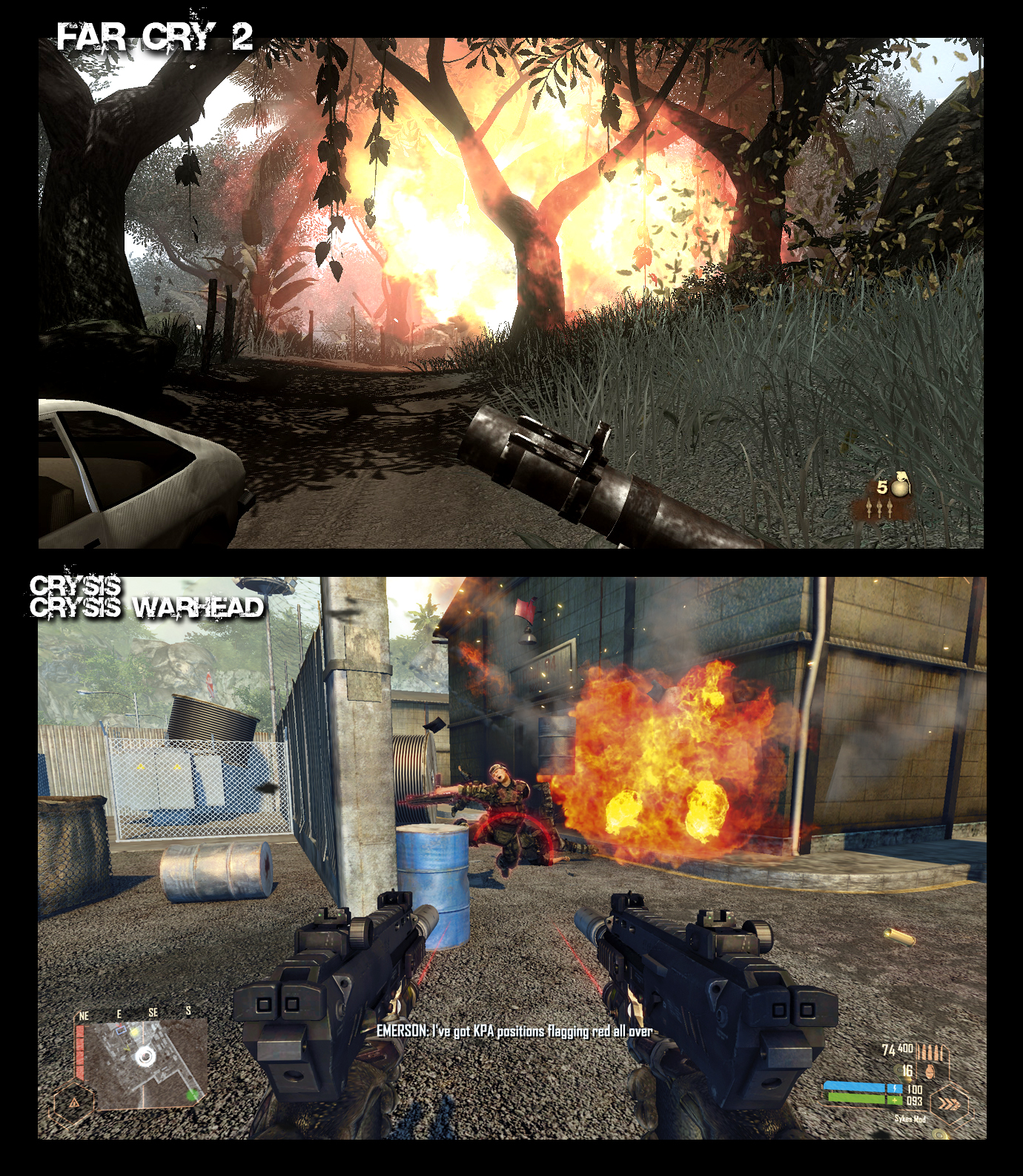 Far Cry 2 vs Crysis