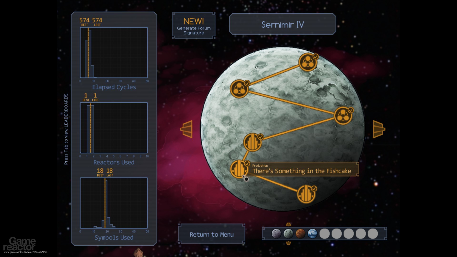 Spacechem Arvio - Gamereactor