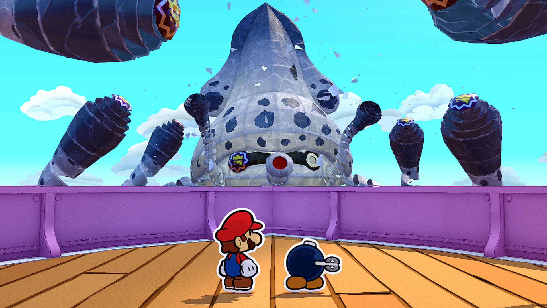 Paper Mario: The Origami King on avoimen maailman peli ajokkien kera