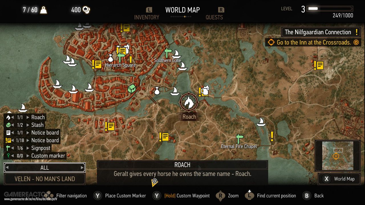 The Witcher 3:n suunnittelija pyysi anteeksi pelin sotkuista karttaa ...