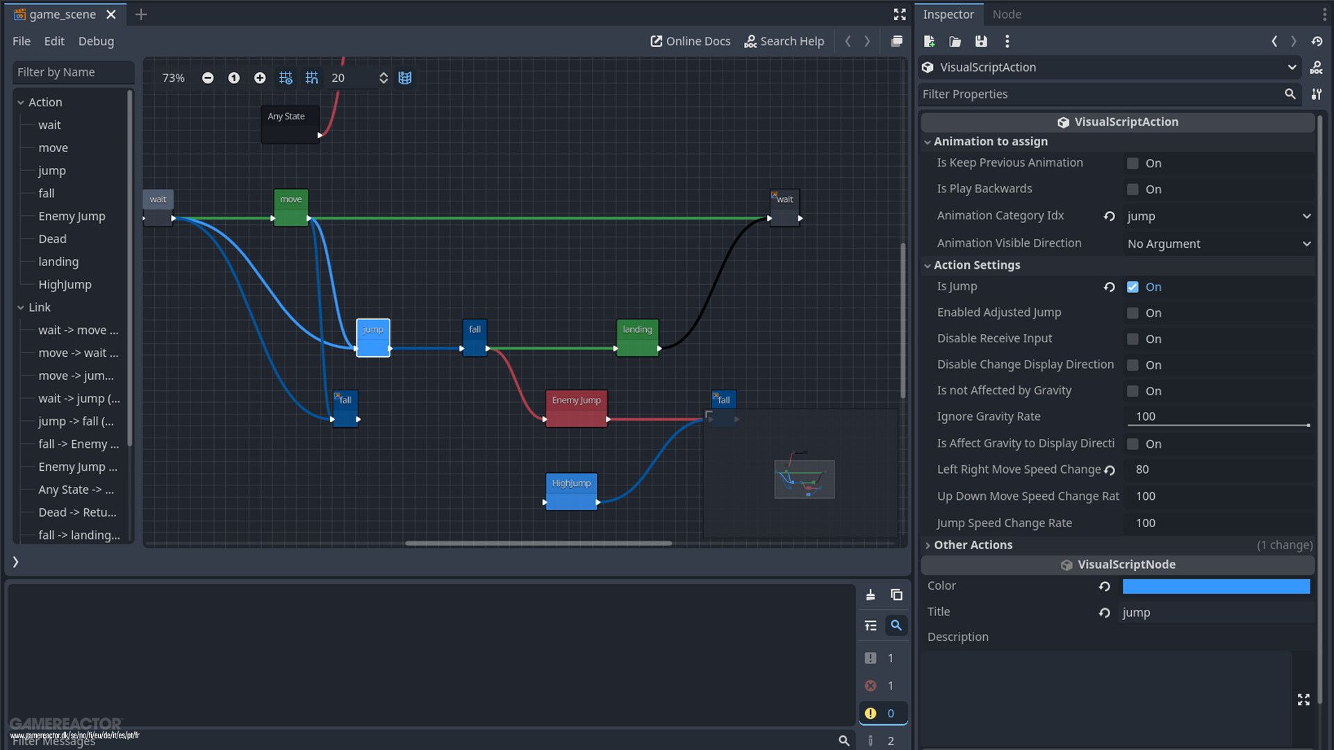 Väliin putoava pelinluontityökalu Arvio - Gamereactor - Action Game Maker - Gamereactor