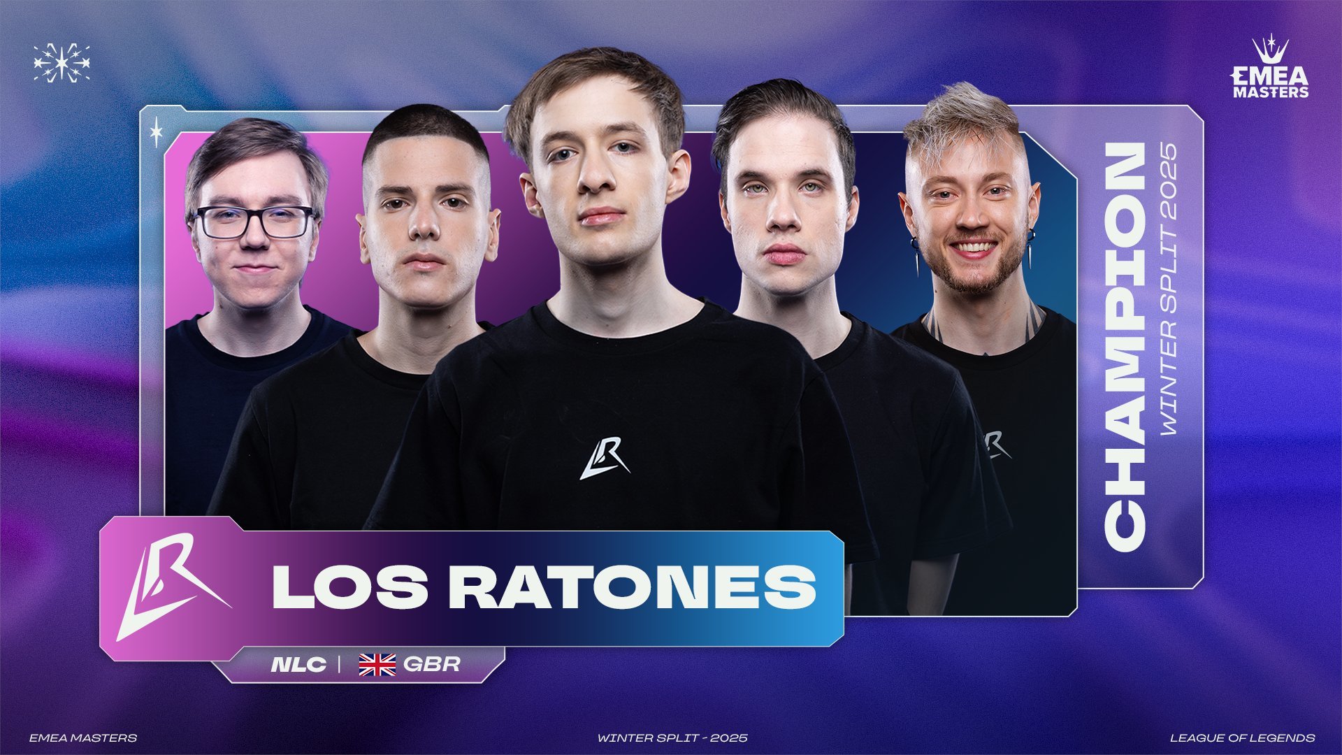 Los Ratones on League of Legends EMEA Masters Winter -voittaja