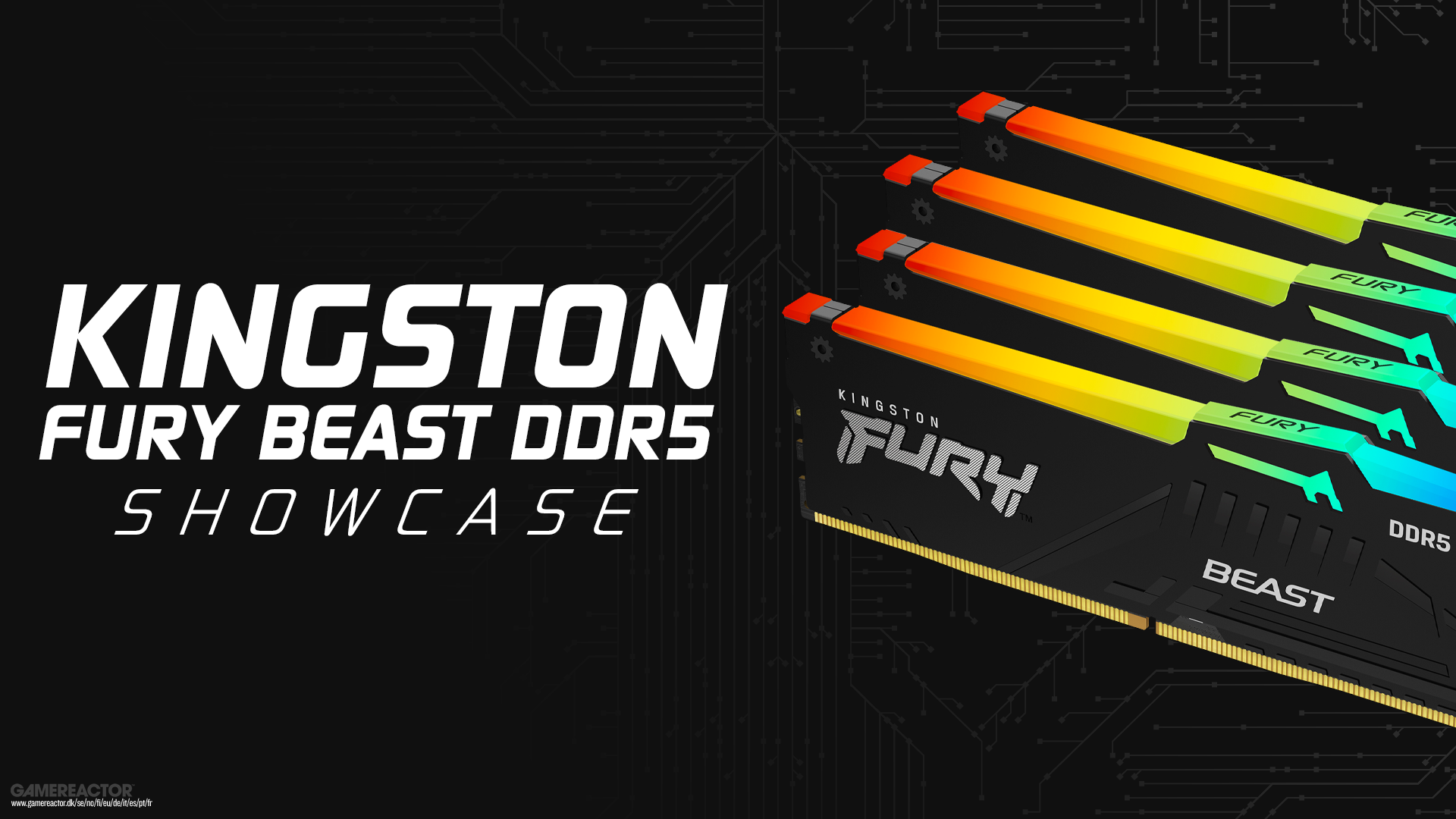 Suurennuslasin alla Kingstonin RGB-versio Fury DDR5 RAMista - - Gamereactor